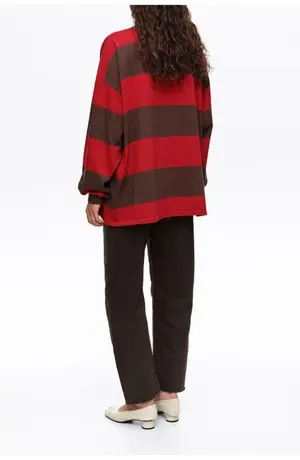 Bimba Y Lola Oversize Striped Long T-shirt
