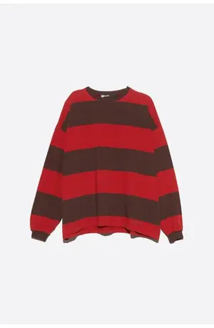 Bimba Y Lola Oversize Striped Long T-shirt