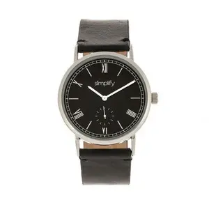SIMPLIFY The 5100 Series Sub Dial Second Hand Watch Black