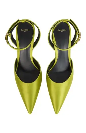 Balmain Satin Strappy Courts