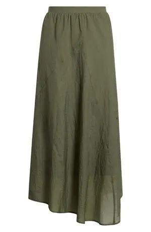 Bernardo Handkerchief Hem Midi Skirt