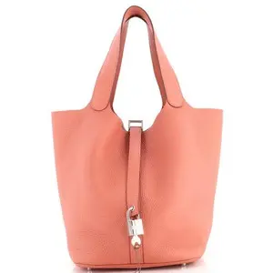 Hermès Picotin Lock Bag Clemence Gm - Pink