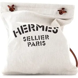 Hermès Aline Bag Toile Mm - White