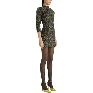 Balmain Cloqué Jacquard Dress