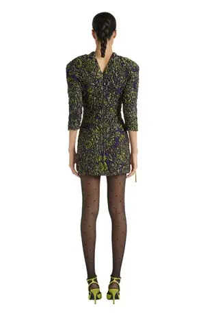 Balmain Cloqué Jacquard Dress