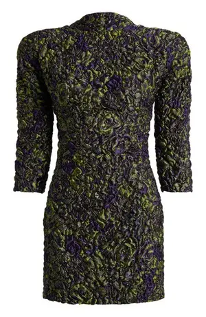 Balmain Cloqué Jacquard Dress