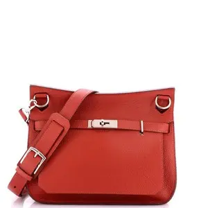 Hermès Jypsiere Bag Clemence 28 - Brown