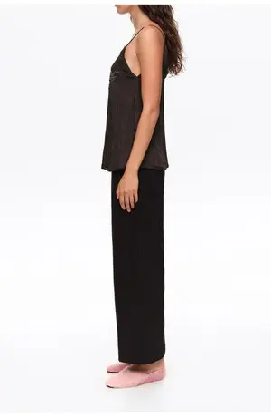Bimba Y Lola Barrel-leg Cotton Linen Trousers