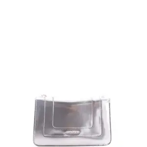 BVLGARI Serpenti Forever Shoulder Bag Metallic Leather Small