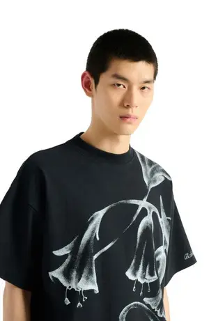 Balmain Printed Flower T-shirt