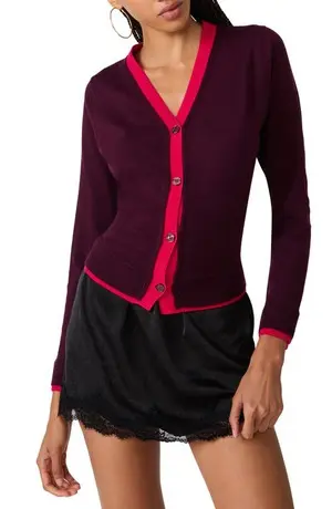 Steve Madden Arwen Cardigan Deep Fig