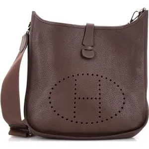 Hermès Evelyne Bag Gen Iii Clemence Gm - Brown