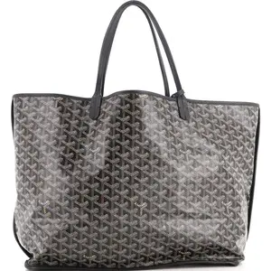 Goyard Anjou Reversible Tote Coated Canvas Gm - Black