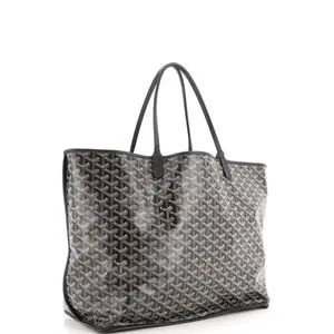 Goyard Anjou Reversible Tote Coated Canvas Gm - Black