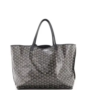 Goyard Anjou Reversible Tote Coated Canvas Gm - Black