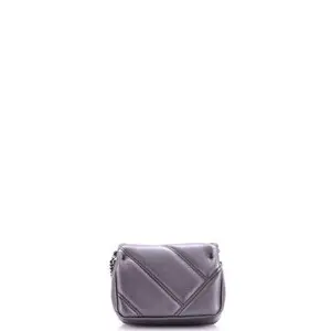 BVLGARI Serpenti Cabochon Shoulder Bag Diagonal Quilted Leather Micro