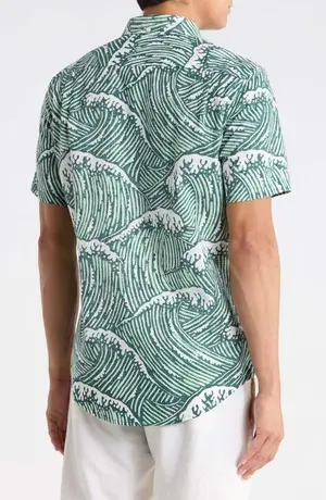 Reyn Spooner Super Swells Button-down Shirt - Green