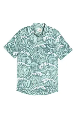 Reyn Spooner Super Swells Button-down Shirt - Green
