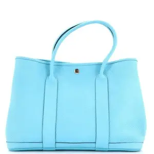 Hermès Garden Party Tote Leather 36 - Blue