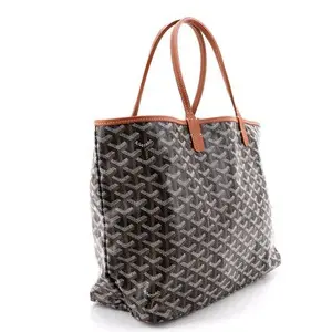 Goyard Saint Louis Tote Coated Canvas Pm - Brown