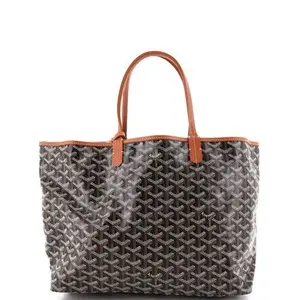 Goyard Saint Louis Tote Coated Canvas Pm - Brown