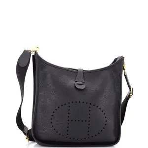 Hermès Evelyne Bag Gen Iii Clemence Pm - Black