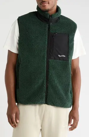 MUSEUM OF PEACE & QUIET Wordmark Fleece Vest