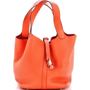 Hermès Picotin Lock Bag Clemence Mm - Orange