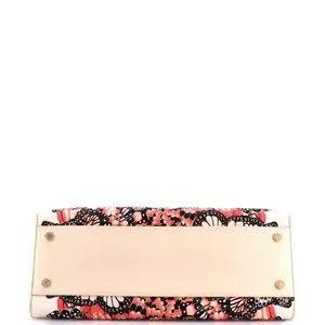 BVLGARI Convertible Shopping Tote Printed Canvas And Leather