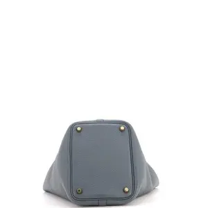 Hermès Picotin Lock Bag Clemence Pm - Blue