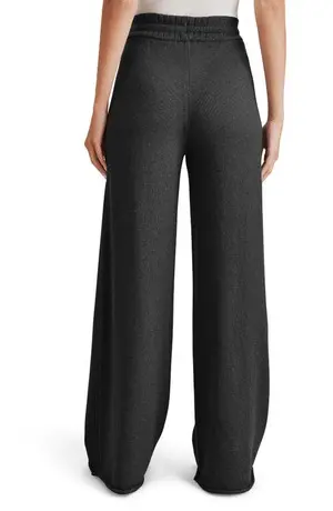 Splendid Haven Tie Waist Sweater Pants - Black
