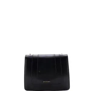 BVLGARI Serpenti Forever Square Shoulder Bag Leather Medium