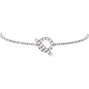 Hermès Finesse Bracelet 18k White Gold And Diamonds - Metallic Gold
