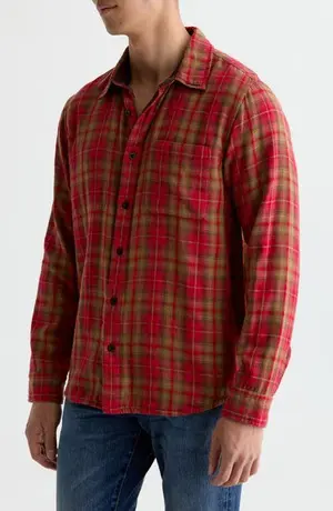 Ag Matteo Reversible Plaid Shirt