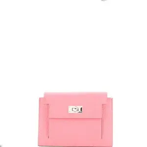 Hermès Kelly Pocket Compact Wallet Epsom - Pink
