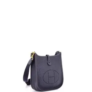 Hermès Evelyne Bag Gen Iii Clemence Tpm - Blue