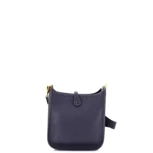 Hermès Evelyne Bag Gen Iii Clemence Tpm - Blue