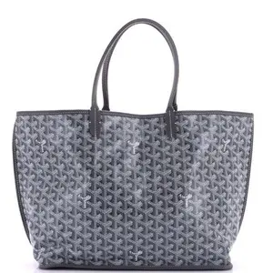 Goyard Anjou Reversible Tote Coated Canvas Pm - Grey