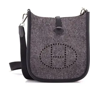 Hermès Evelyne Bag Gen Iii Felt Tpm - Grey