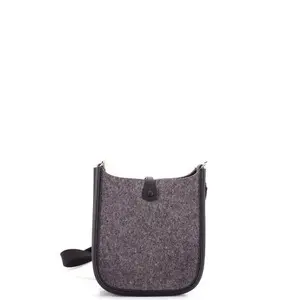 Hermès Evelyne Bag Gen Iii Felt Tpm - Grey