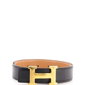 Hermès Constance Reversible Belt Leather Medium - Black