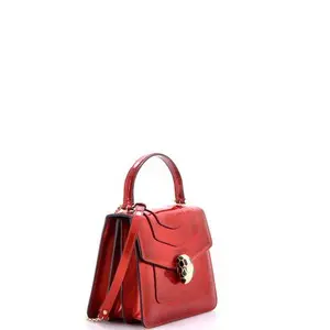 BVLGARI Serpenti Top Handle Bag Patent Small