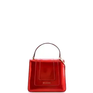 BVLGARI Serpenti Top Handle Bag Patent Small