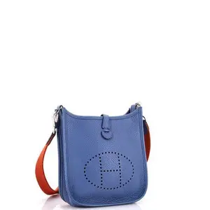 Hermès Evelyne Bag Gen Iii Clemence Tpm - Blue