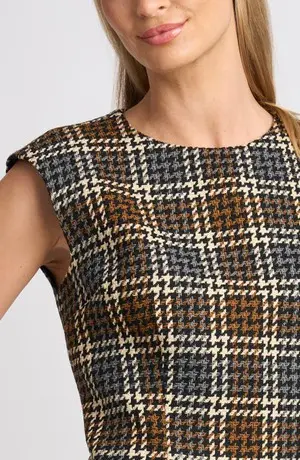 Ted Baker London Jamie Plaid Shift Dress