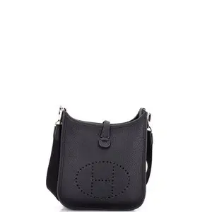 Hermès Evelyne Bag Gen Iii Clemence Tpm - Black