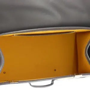 Goyard Saigon Top Handle Bag Coated Canvas With Leather Mm