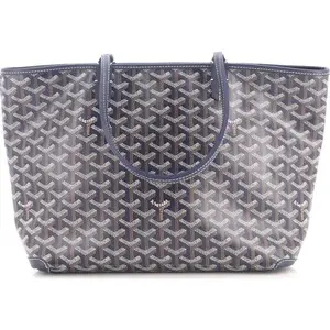 Goyard Artois Tote Coated Canvas Pm - Blue