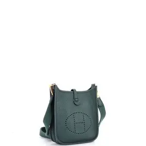 Hermès Evelyne Bag Gen Iii Clemence Tpm - Green