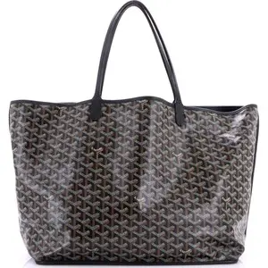 Goyard Anjou Reversible Tote Coated Canvas Gm - Black